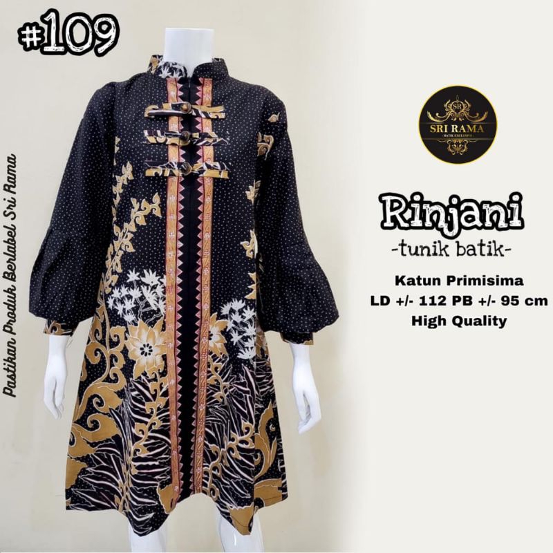 Jual TUNIK BATIK RINJANI BY SRI RAMA | Shopee Indonesia