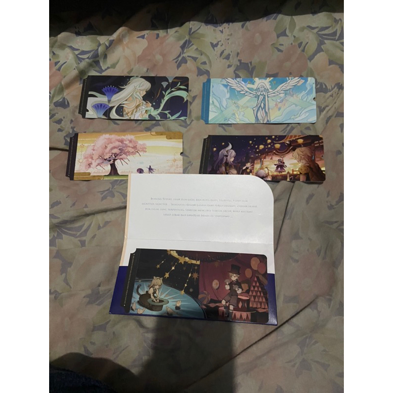 Jual Genshin Impact Undangan dari Paimon Post Card Full Set | Shopee ...
