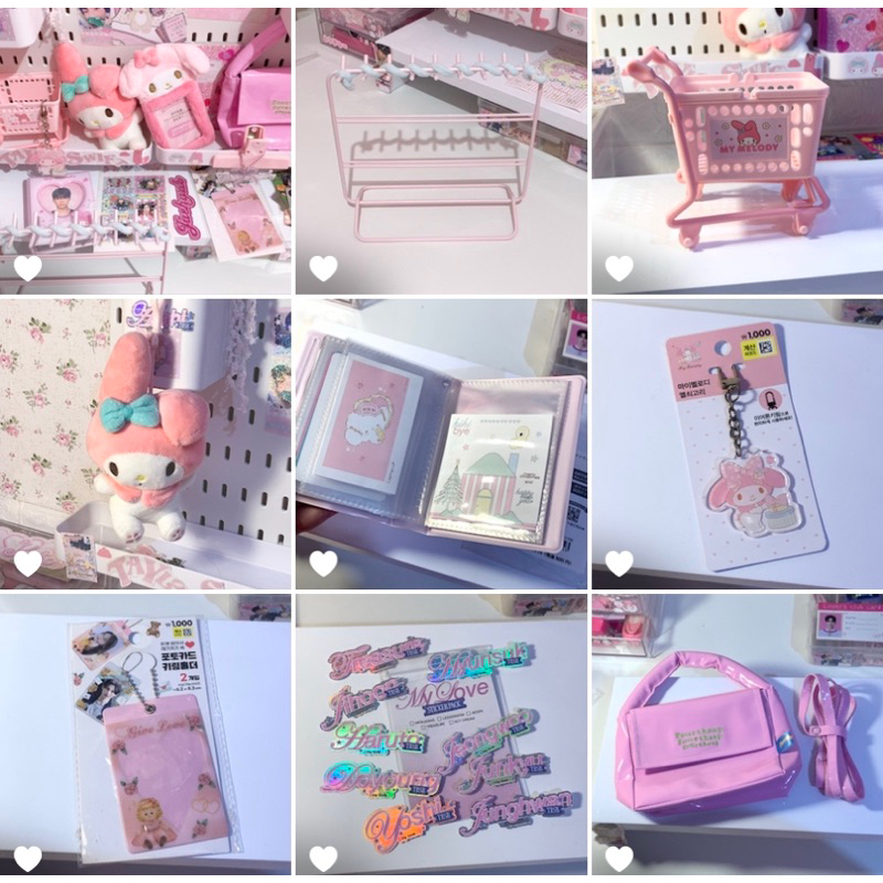 Jual [ PINK STUFFS ] Fourthsep.bkk Sanrio My Melody Daiso Miniso ...