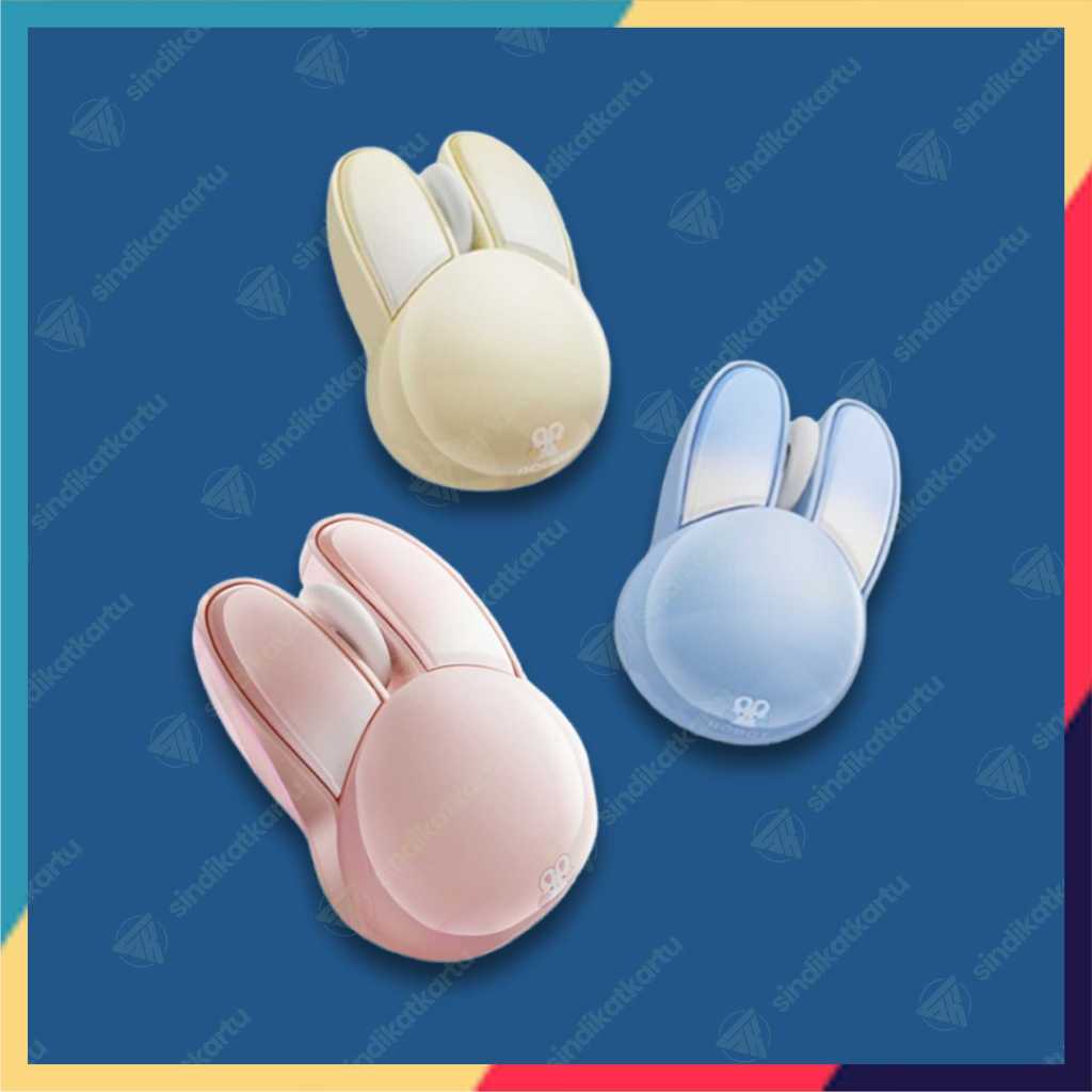 Jual ROBOT M380 | Mouse Wireless Silent Click Rabbit Kelinci Design ...