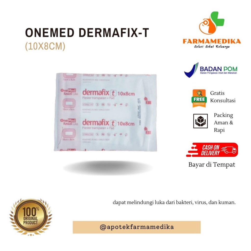 Jual ONEMED DERMAFIX-T (10x8CM) | Shopee Indonesia