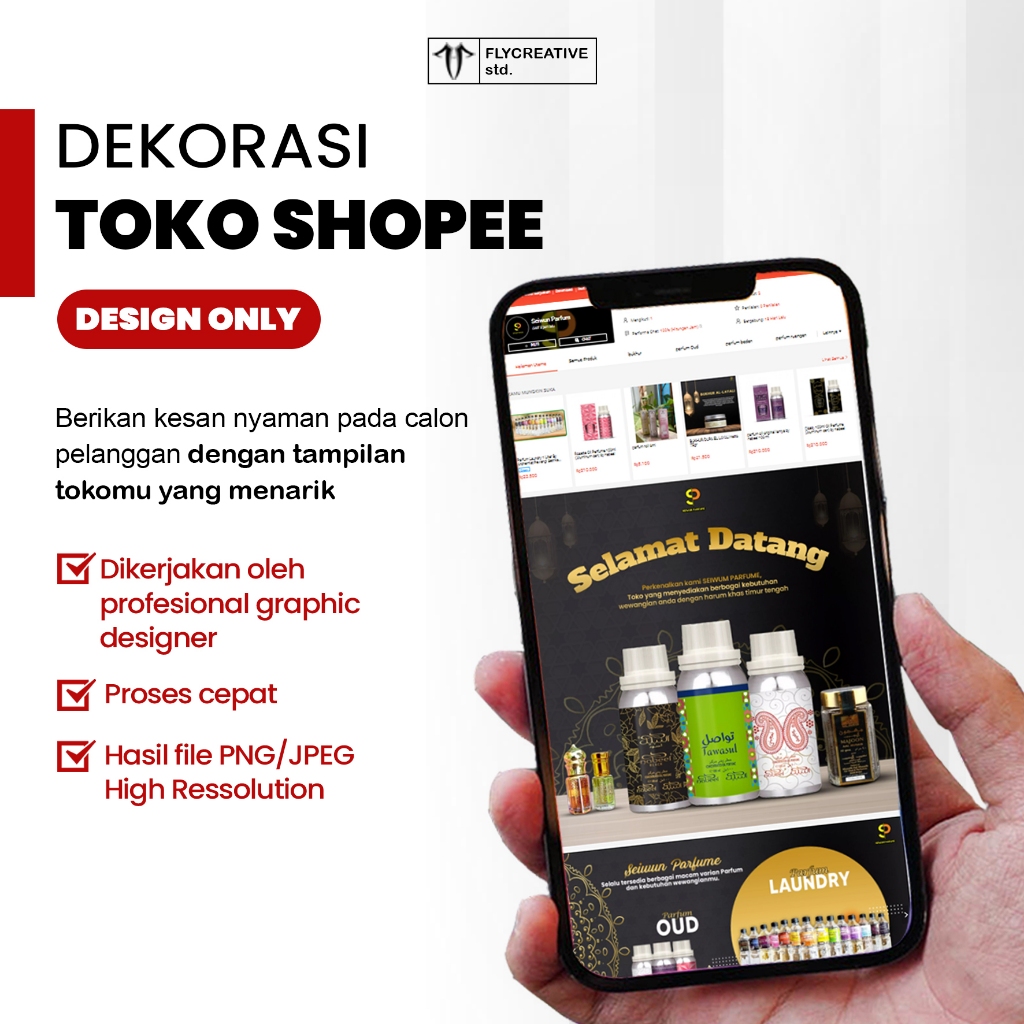 Jual Jasa Desain Dekorasi Toko Shopee Profesional Bebas Custom | Shopee ...