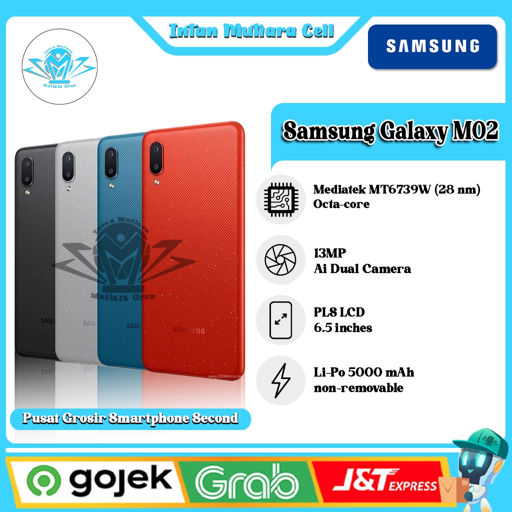 Jual Samsung M02 Ram 2 Rom 32GB (SECOND) | Shopee Indonesia