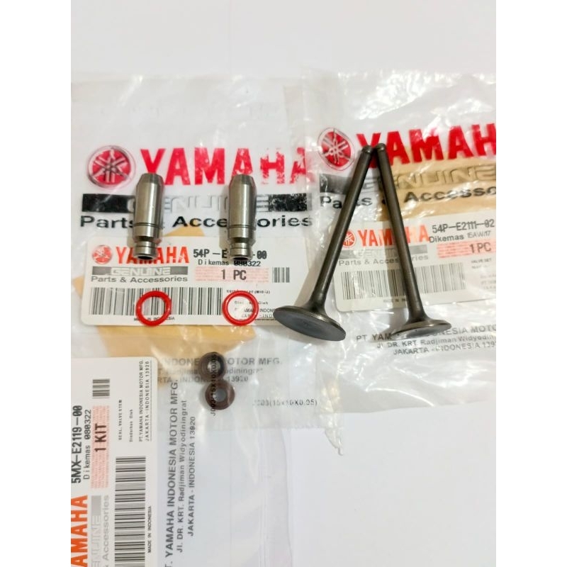 Jual bos botol klep+klep set seal klep Mio j soul GT Fino fi x ride Jupiter Z1 kode(54p ...