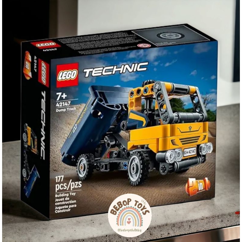 Jual LEGO TECHNIC 2 in 1 DUMP TRUCK ORIGINAL LEGO TECHNIC 42147 BRICK ...