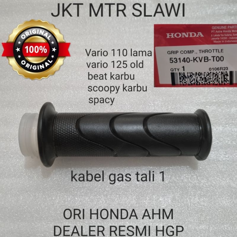 Jual 53140-kVB-T00 Hand grip kanan beat f1 vario 110f1 vario 125 old ...