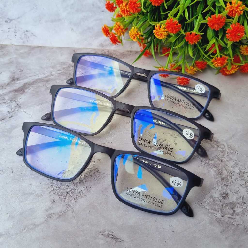 Jual KACAMATA BACA PRA/WANITA RABUN DEKAT (+) KT258.IH/KACAMATA BACA ...