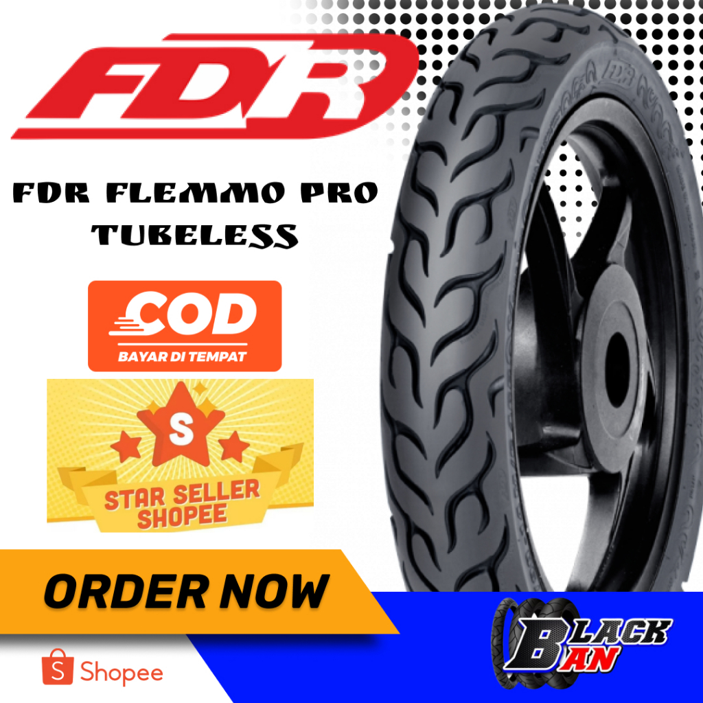 Jual BAN FDR FLEMMO PRO TL (TUBELESS) | Shopee Indonesia