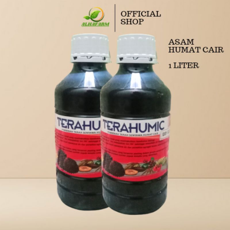 Jual ASAM HUMAT CAIR TERAHUMIC PEMBENAH TANAH HUMIT ACID 90 % KEMASAN 1 LITER | Shopee Indonesia