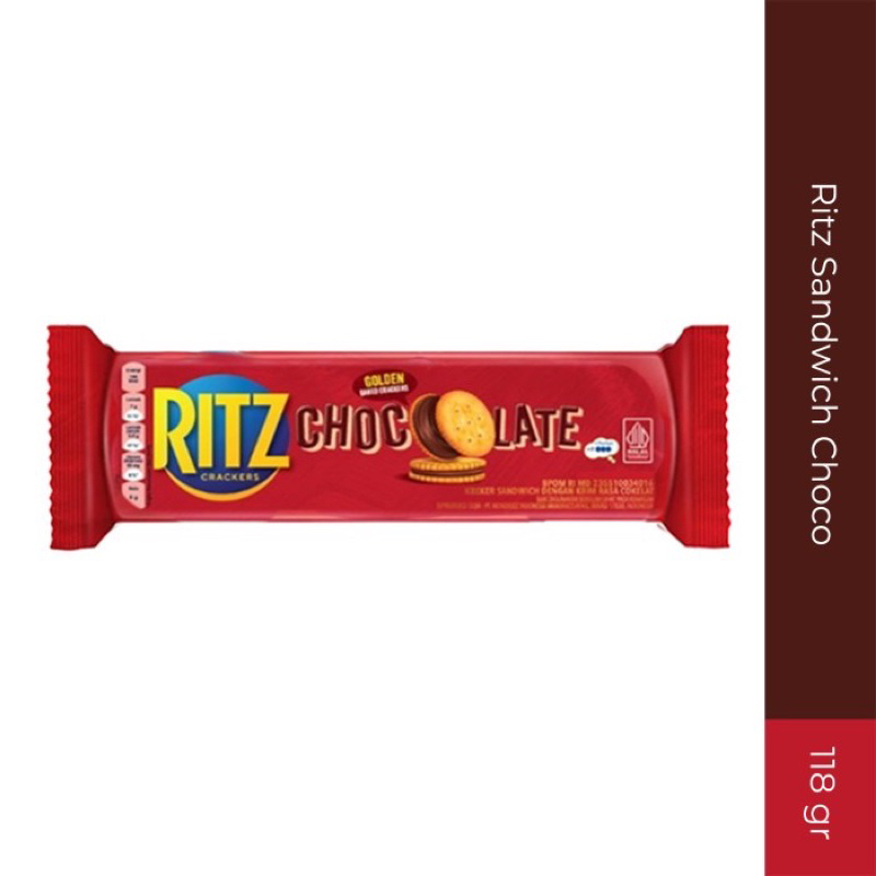 Jual Ritz Sandwich Chocolate 118Gram | Shopee Indonesia