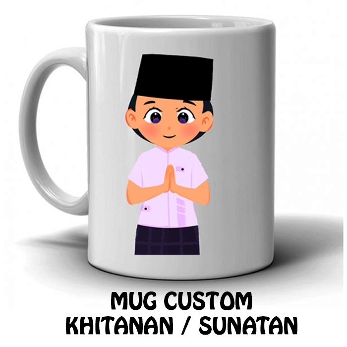 Jual MUG CUSTOM KHITANAN / MUG CUSTOM SUNATAN / Souvenir Khitanan ...
