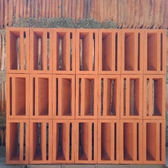 Jual roster beton minimalis nako merah 25x15cm, loster beton minimalis ...