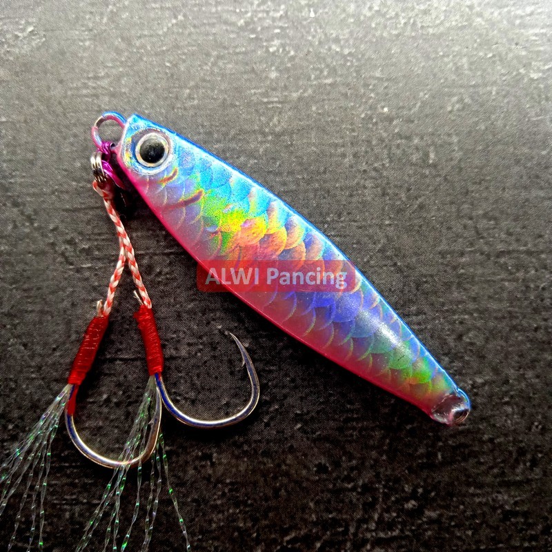 Jual ALWIX Metal JIG + Assist Hook JIGPARA 10gr 15gr 20gr ~ Micro Metal Jig UL UV Killer NON GID ...