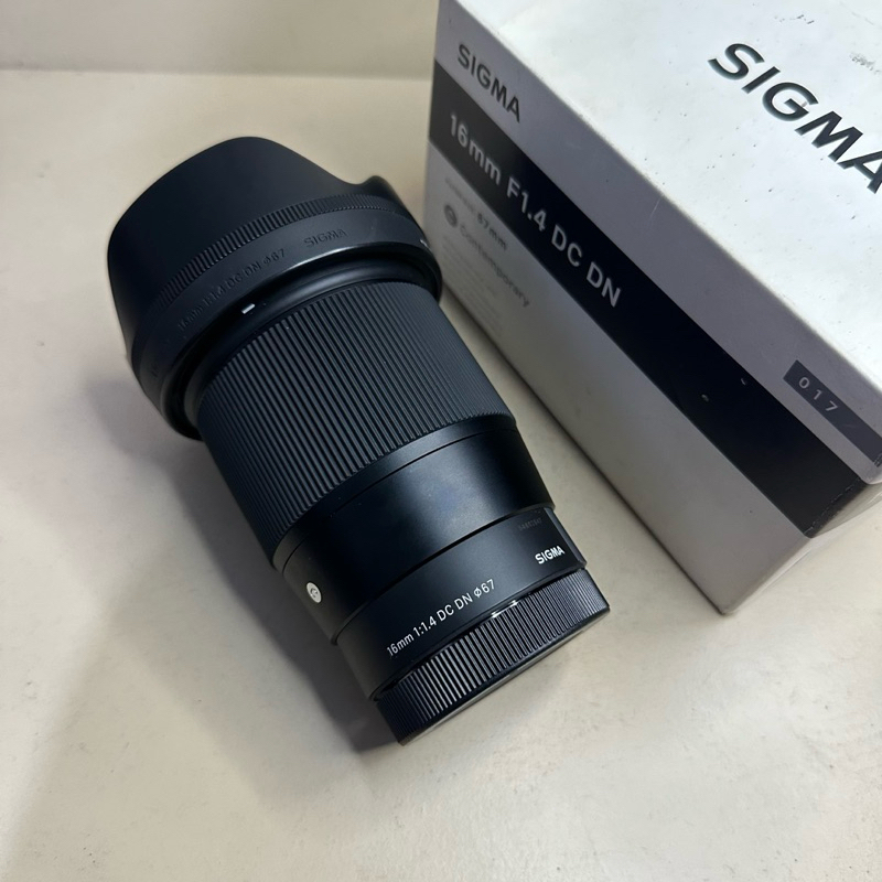 Jual SIGMA 16mm F1.4 DC DN FOR SONY / CANON MIRRORLESS FULLSET LIKE NEW ...