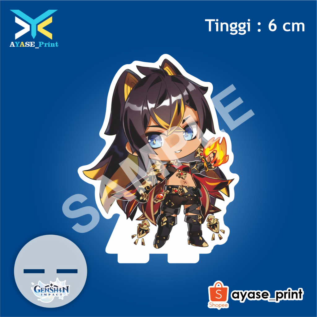 Jual Standee Akrilik Mini GENSHIN IMPACT CHIBI SUMERU KARAKTER | Aether ...