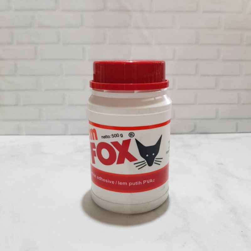 Jual LEM FOX BOTOL 500 GRAM / LEM PUTIH PVAC | Shopee Indonesia