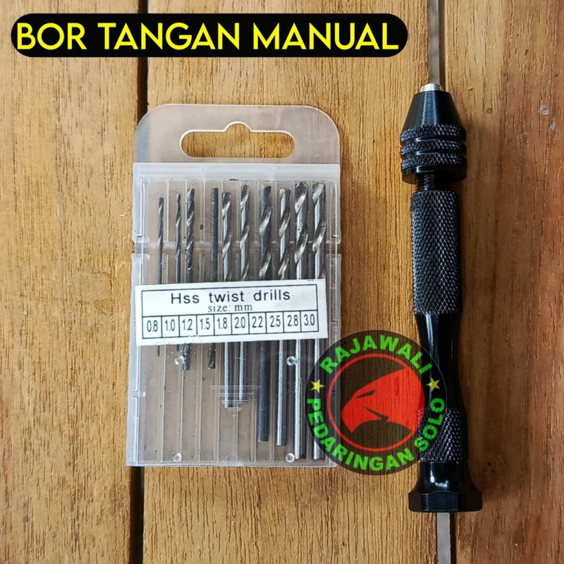 Jual ALAT BOR TANGAN MANUAL DENGAN MATA BOR PCB | Shopee Indonesia
