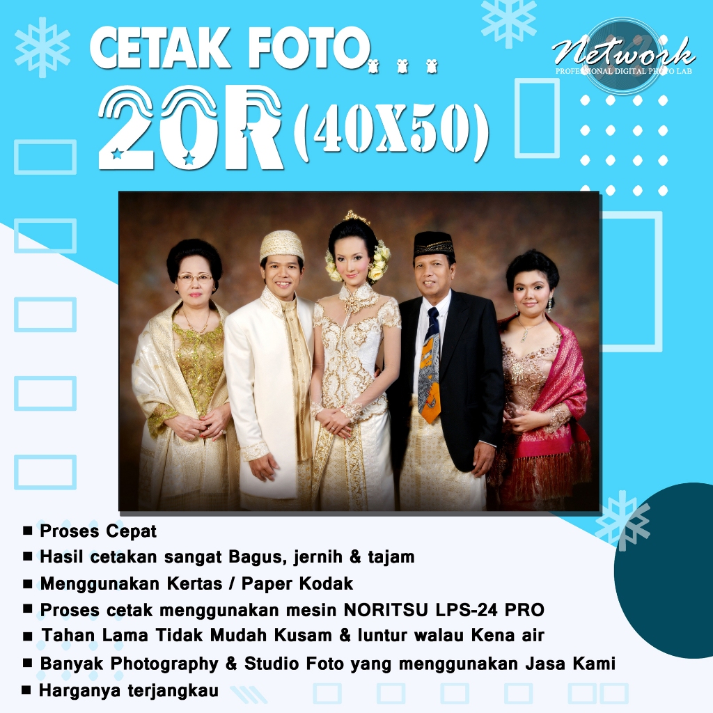Jual CETAK FOTO 20R (40CM X 50CM) | Shopee Indonesia