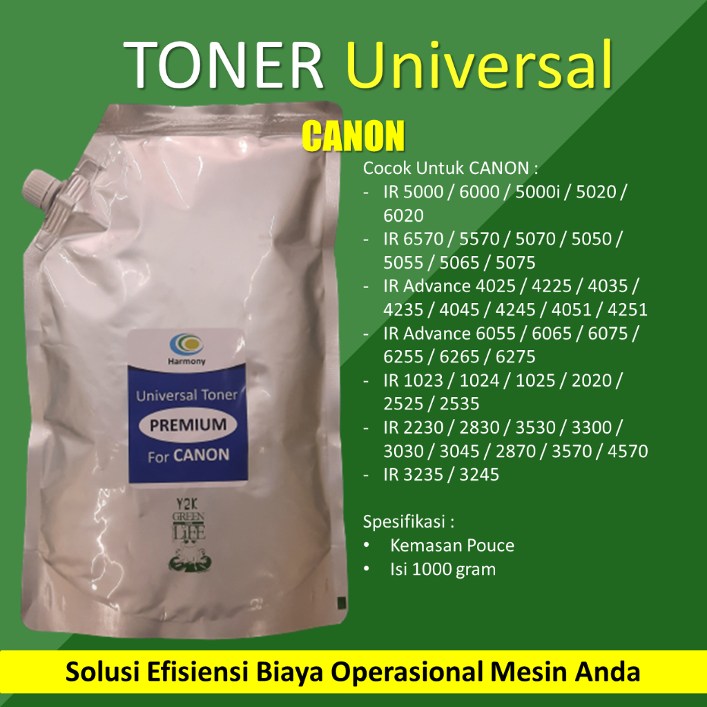 Jual Toner canon universal refill berat bersih 1000 gram | Shopee Indonesia