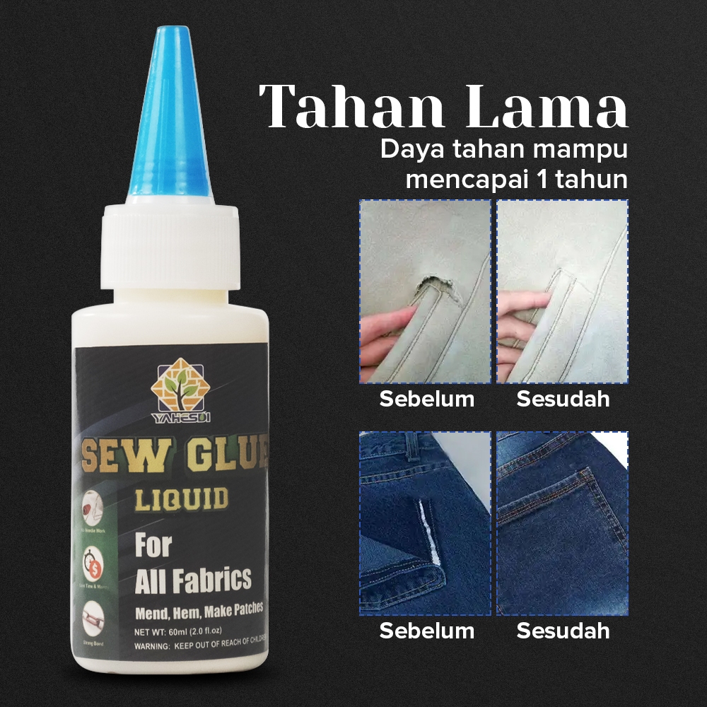 Jual [PROMO] Lem Kain / Lem Flanel / Lem Kain Jahit merk Astero Lem ...