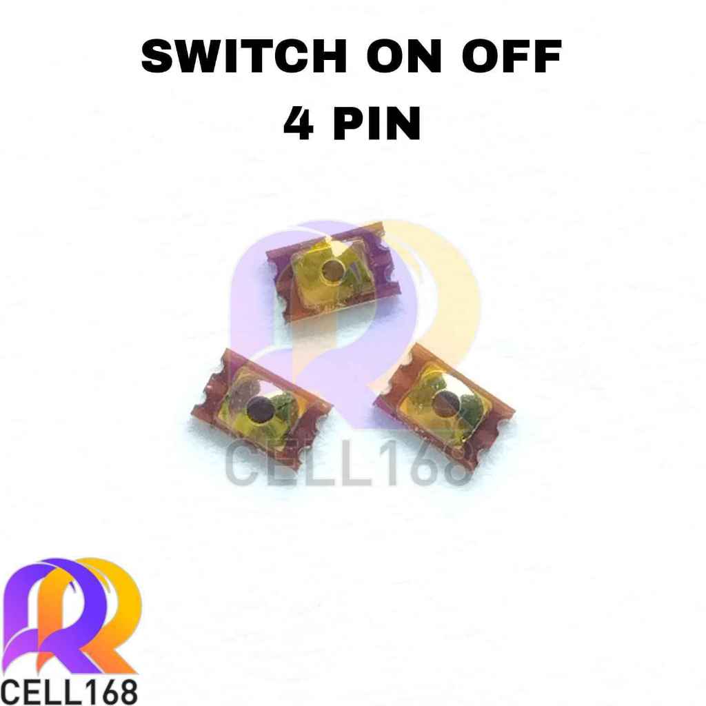Jual SWITCH TOMBOL ON OFF KAKI 4 SWIT BUTTON KECIL PINS POWER VOLUME ...