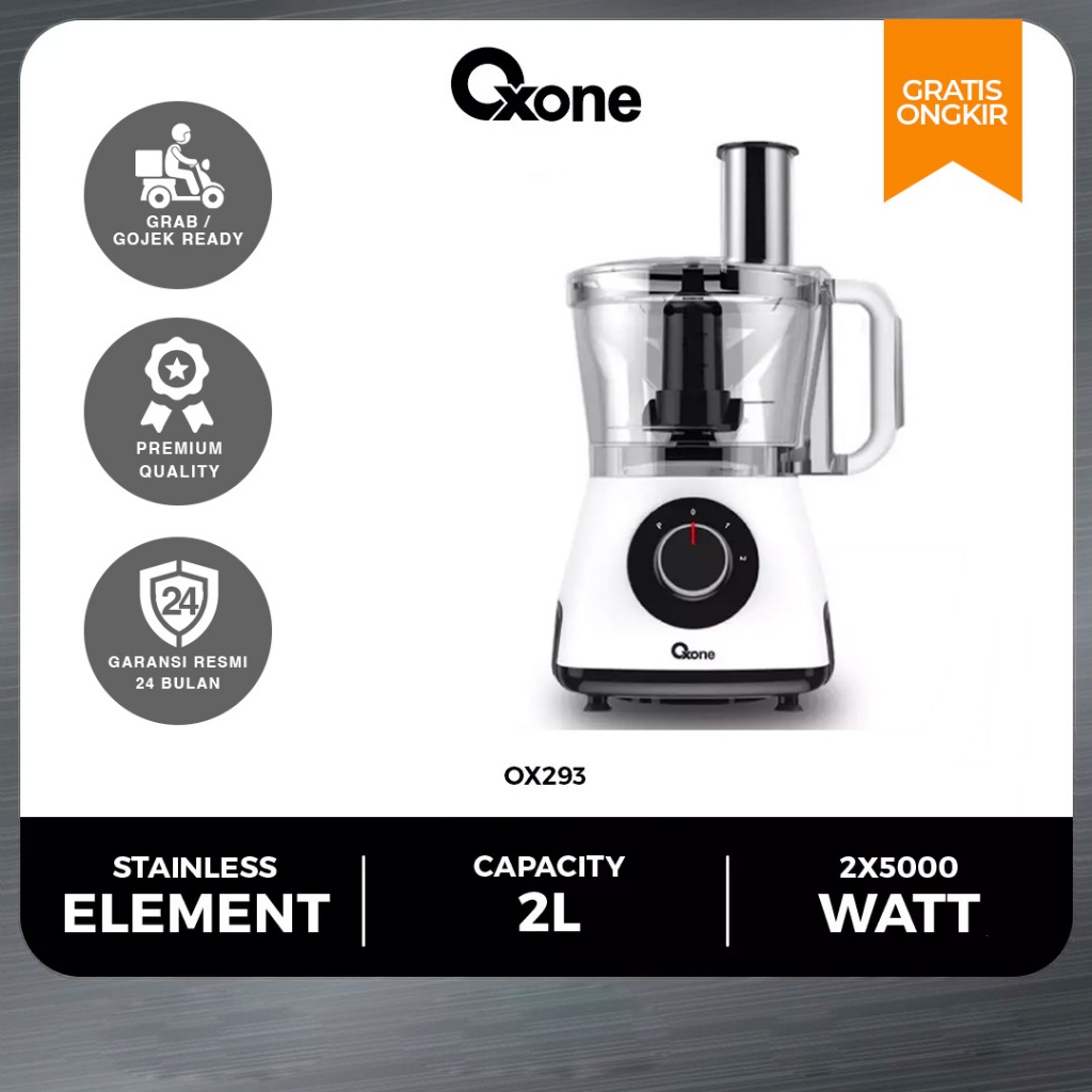 Jual Oxone OX293 Super Food Processor 2 L Chopping Blade High Quality | Shopee Indonesia