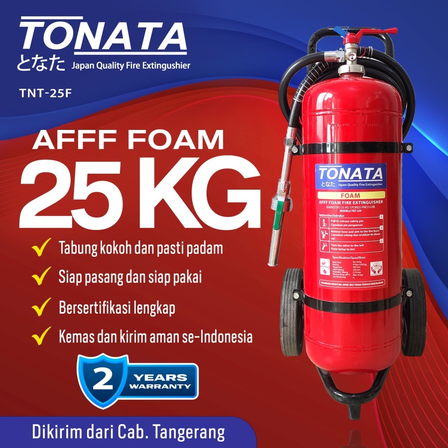 Jual APAR APAB 25KG TONATA / FOAM 25 KG / Set Komplit | Shopee Indonesia
