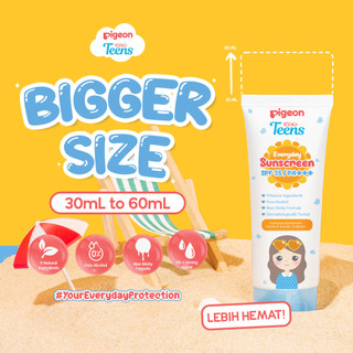 Jual PIGEON TEENS EVERYDAY SUNSCREEN SPF 35/PA+++ 60ML | Sunscreen ...