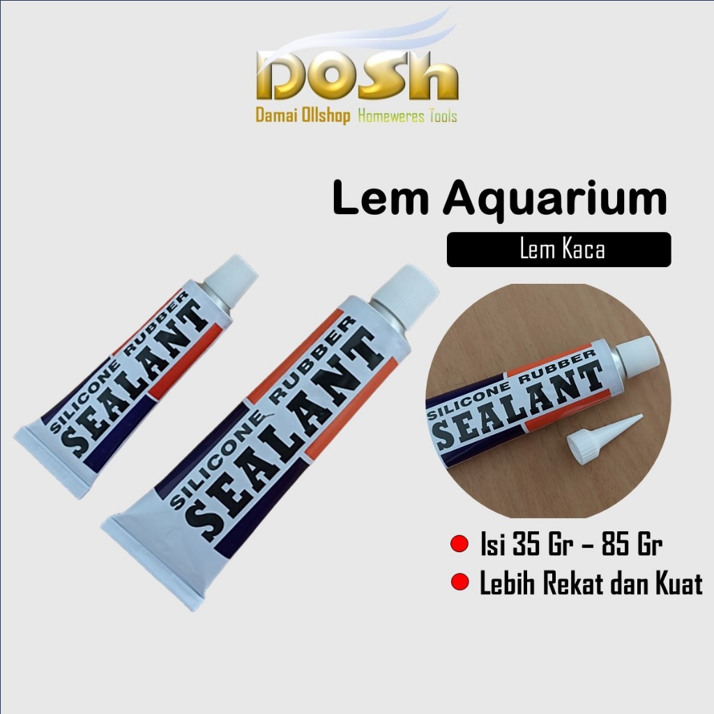 Jual Lem Akuarium Kaca Aquarium Silicon Sealant Sealent Silen / Lem ...