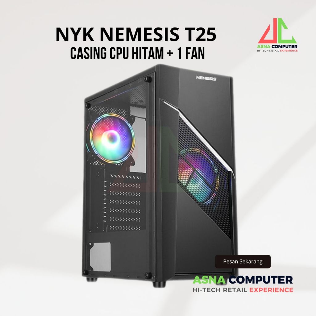 Jual Casing PC Gaming Tanpa Power Supply NYK NEMESIS Case Komputer ...