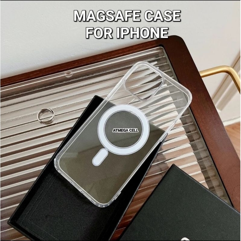 Jual CASE CLEAR CASING MAGNETIC MAGSAFE BENING IPHONE X XR XS MAX 11 12 ...