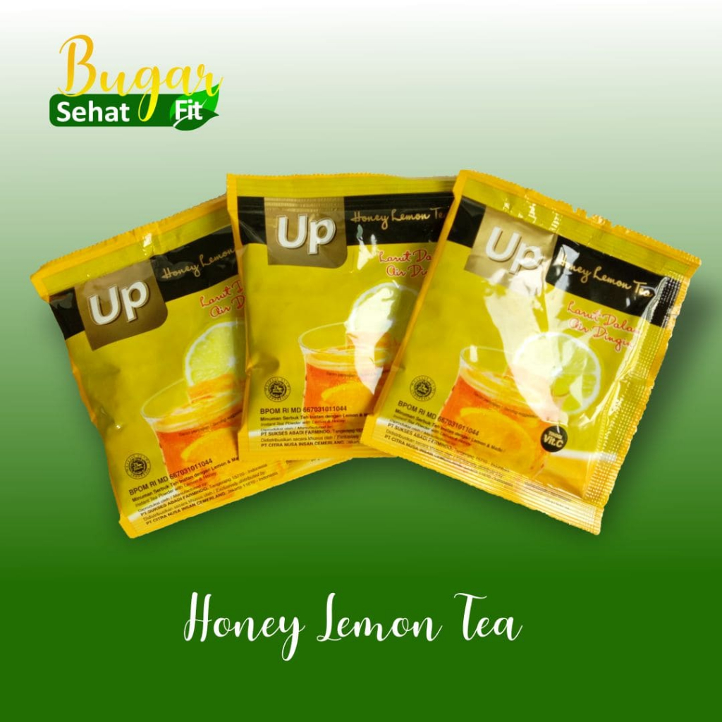 Jual UP Honey Lemon Tea - CNI | Jual ecer ( 3 Sachet ) | Shopee Indonesia