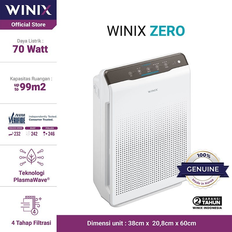 Jual Winix Zero Air Purifier Pembersih Udara Smart Sensor | Shopee ...