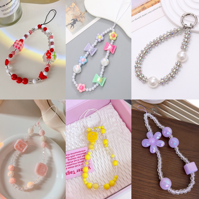 Jual Phone Chain Lanyard Hiasan Aksesoris hp Tali Gantungan chain ...