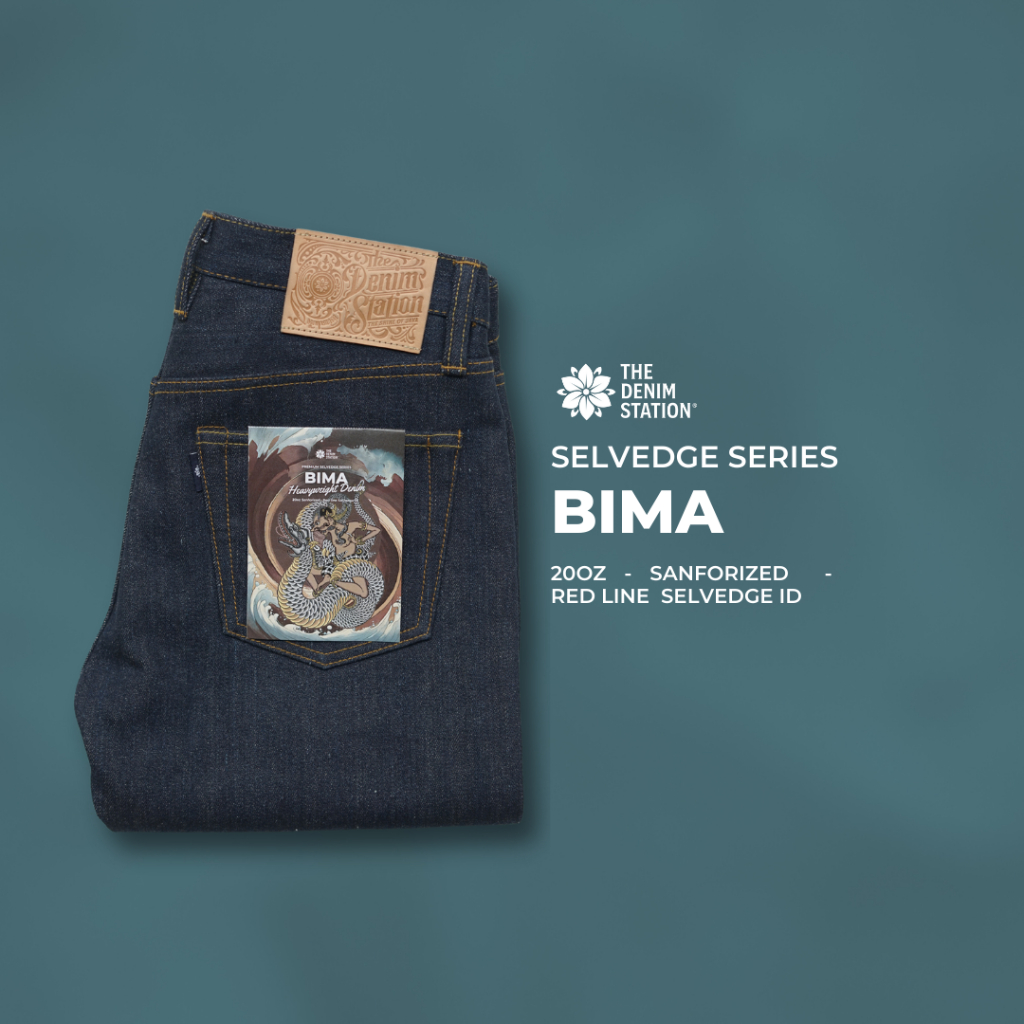 Jual The Denim Station -Bima 20oz Heavy Weight Super Deep Indigo ...