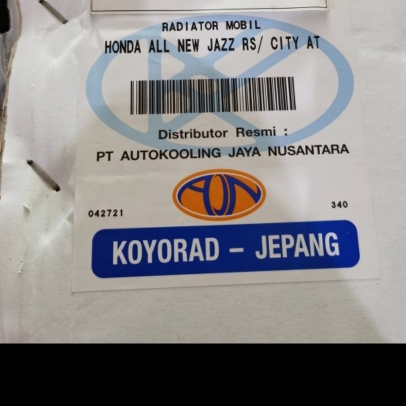 Jual Radiator HONDA JAZZ RS MATIC 2009-2013 KOYORAD ORIGINAL 24 AUTO ...