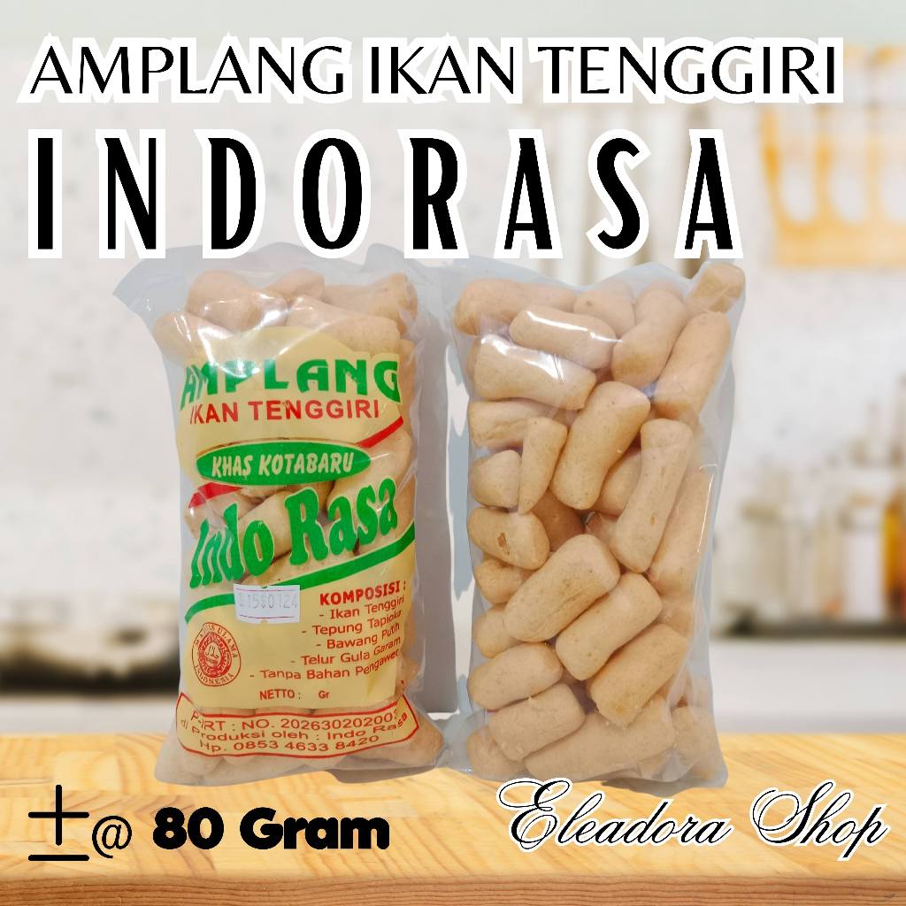 Jual Amplang Ikan Tenggiri Indo Rasa - Kemasan Plastik Kecil - Amplang ...