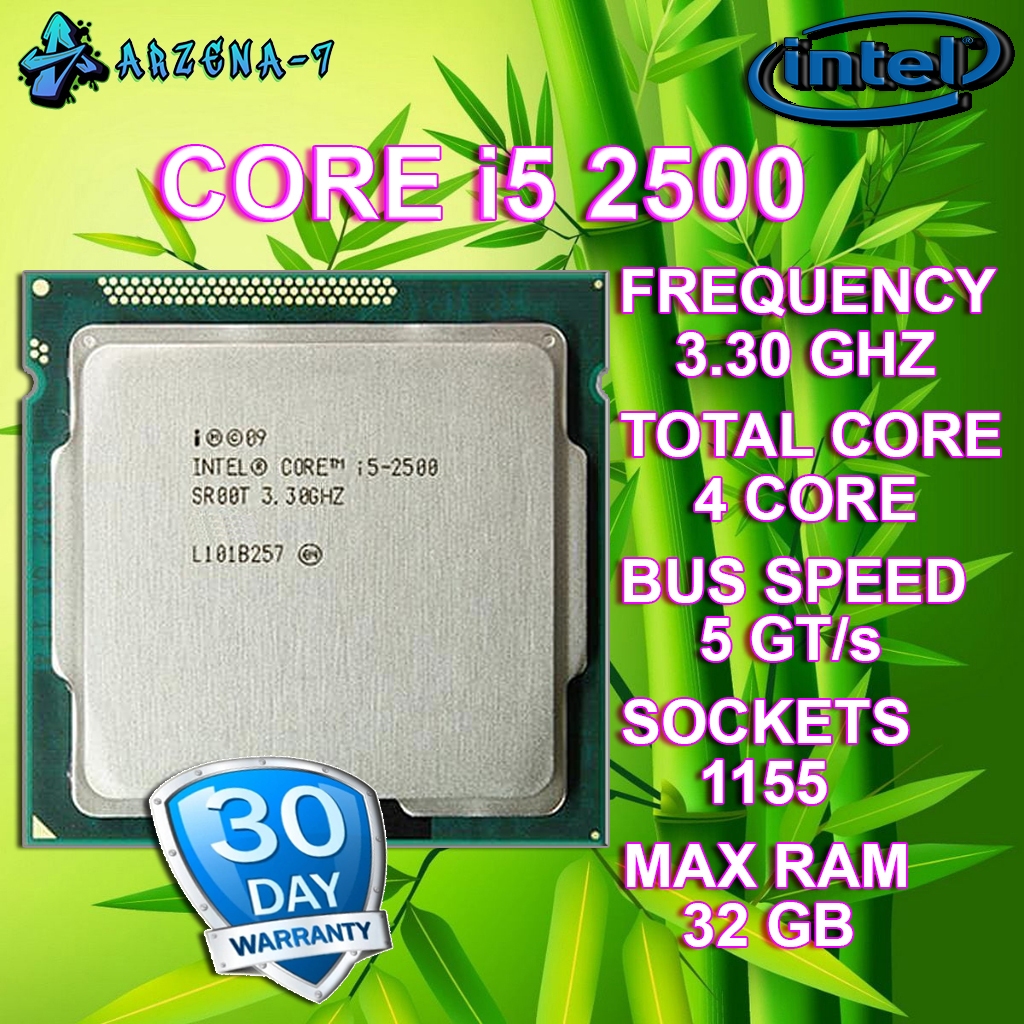 Jual Processor Intel Core I5 2500 3.3Ghz ( lga 1155 ) | Shopee Indonesia
