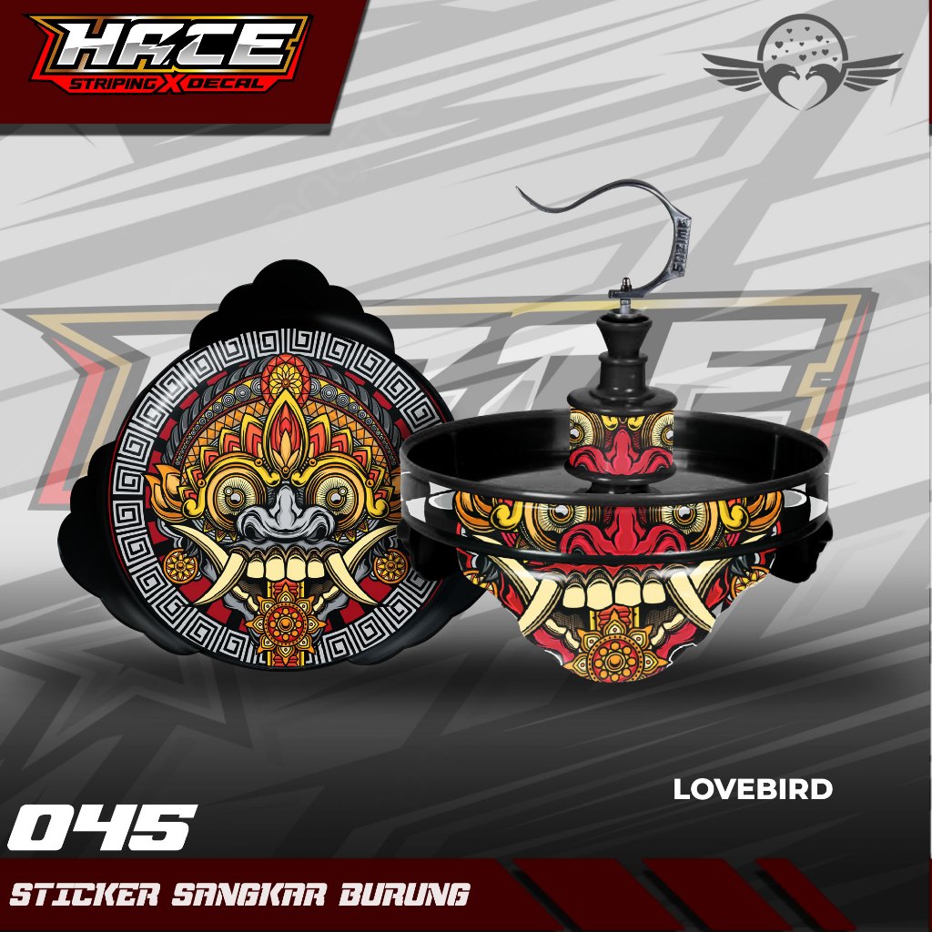 Jual STICKER SANGKAR BURUNG LEAK BALI - DECAL TEBOK LOVEBIRD BATMAN ...