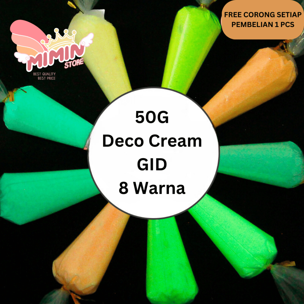 Jual Deco Cream GARANSI 50G Glow in the Dark / GID | Liquid Cream ...