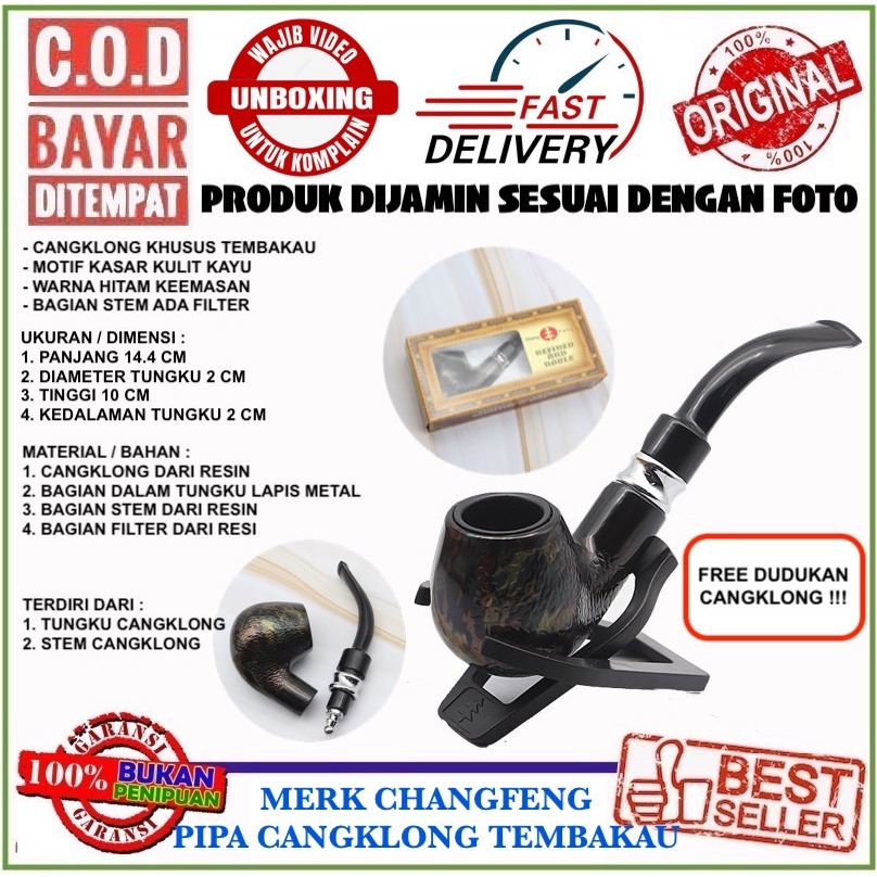 Jual FREE DUDUKAN PIPA POPEYE CANGKLONG TMBKAU CF5513 BAHAN RESIN ...