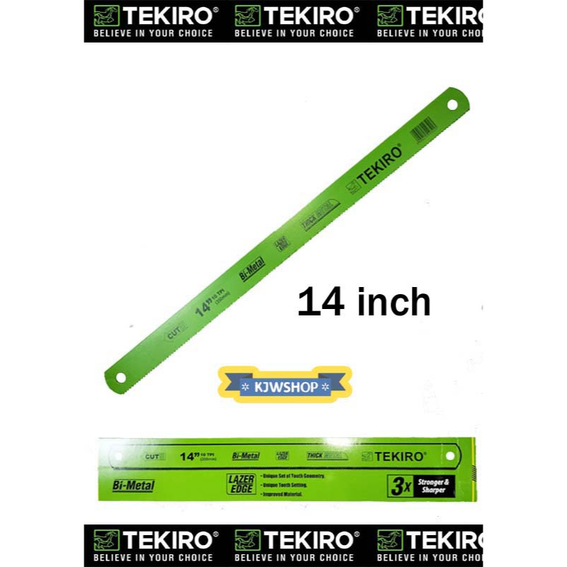 Jual Gergaji Besi Tekiro 14 inch 10 Tpi Bi Metal ORIGINAL Gergaji Mesin ...