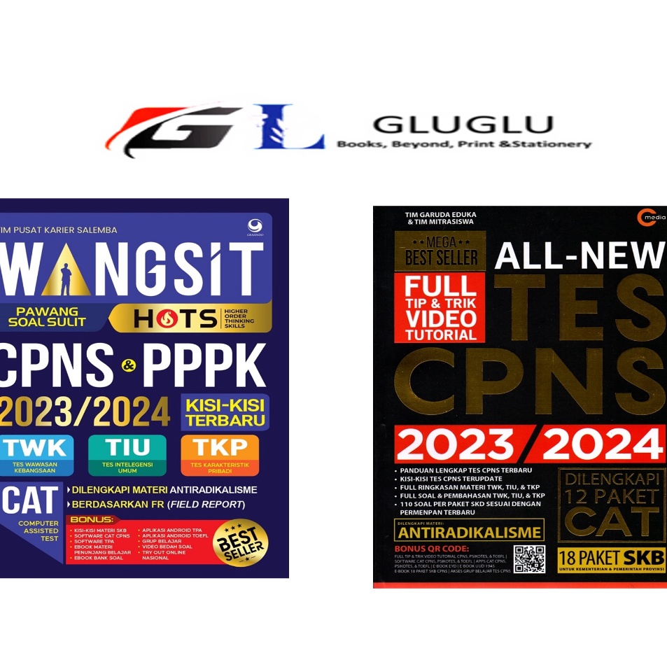 Jual Diskon Promo Wangsit ALL NEW CPNS & PPPK 2023/ 2024 ( Paket 2 buku ...