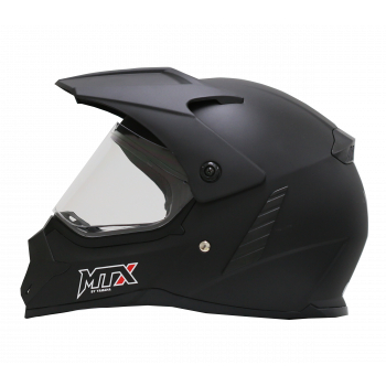 Jual HELM FULL FACE MTX Black Doff (Non Sun Visor) YAMAHA | Shopee ...