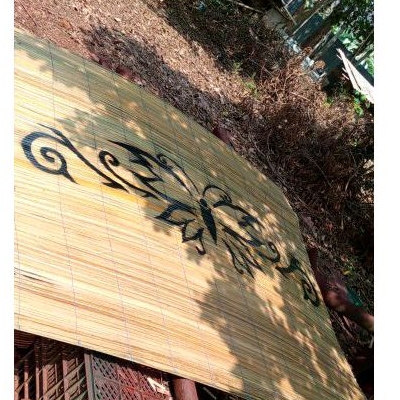 Jual TIRAI Bambu Motif NATURAL UKURAN 2X2 METER PERSEGI + TALI ...