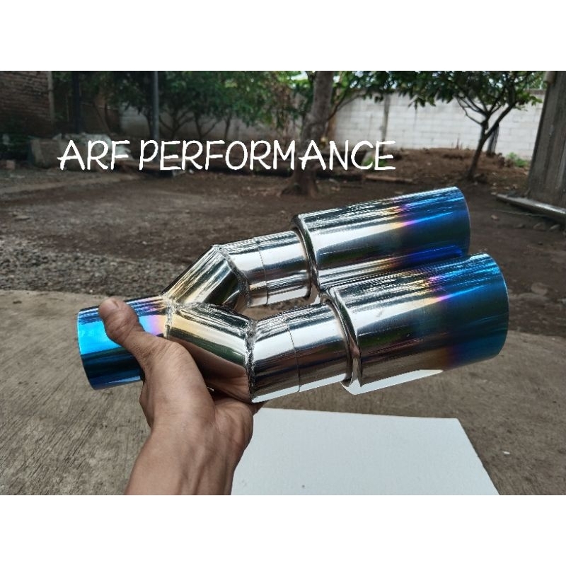 Jual TAILPIPE / SIDE EXIT cabang 2 INNOVA , PAJERO , FORTUNER DLL arf ...