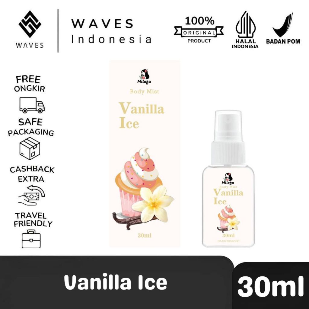 Jual Waves - BPOM PARFUM BODY MIST MILOFA 30ML PREMIUM / PARFUM BODY ...