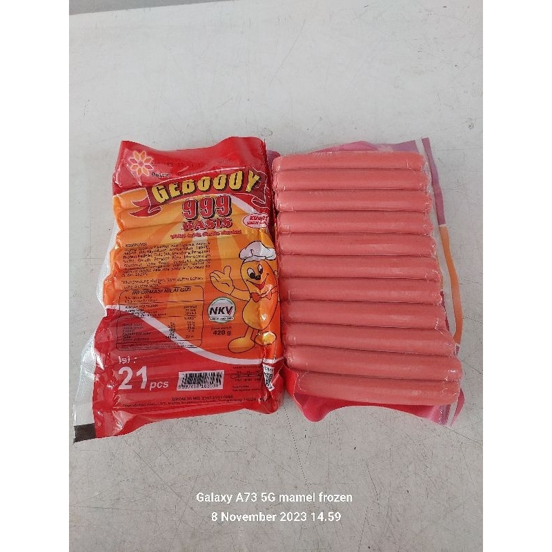 Jual sosis geboy ayam basis isi 21 | Shopee Indonesia