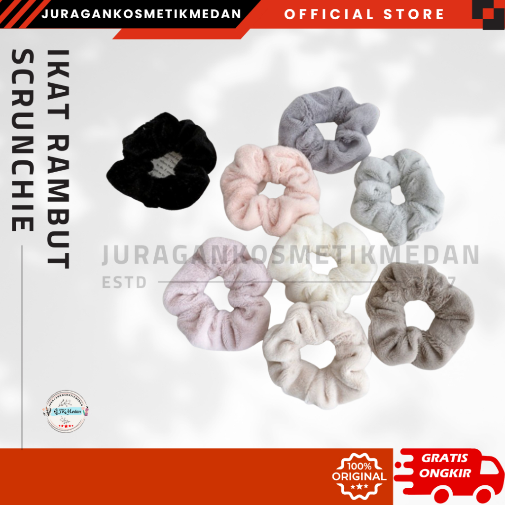 Jual IKAT RAMBUT SCRUNCHIE KOREA HIJAB GELANG HAIRBAND KUNCIRAN CEPOL ...