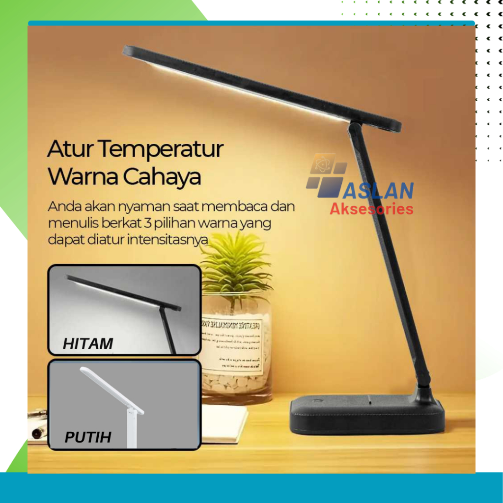 Jual Lampu Baca LED Portable Lampu Meja Belajar LED Eye Protection USB ...